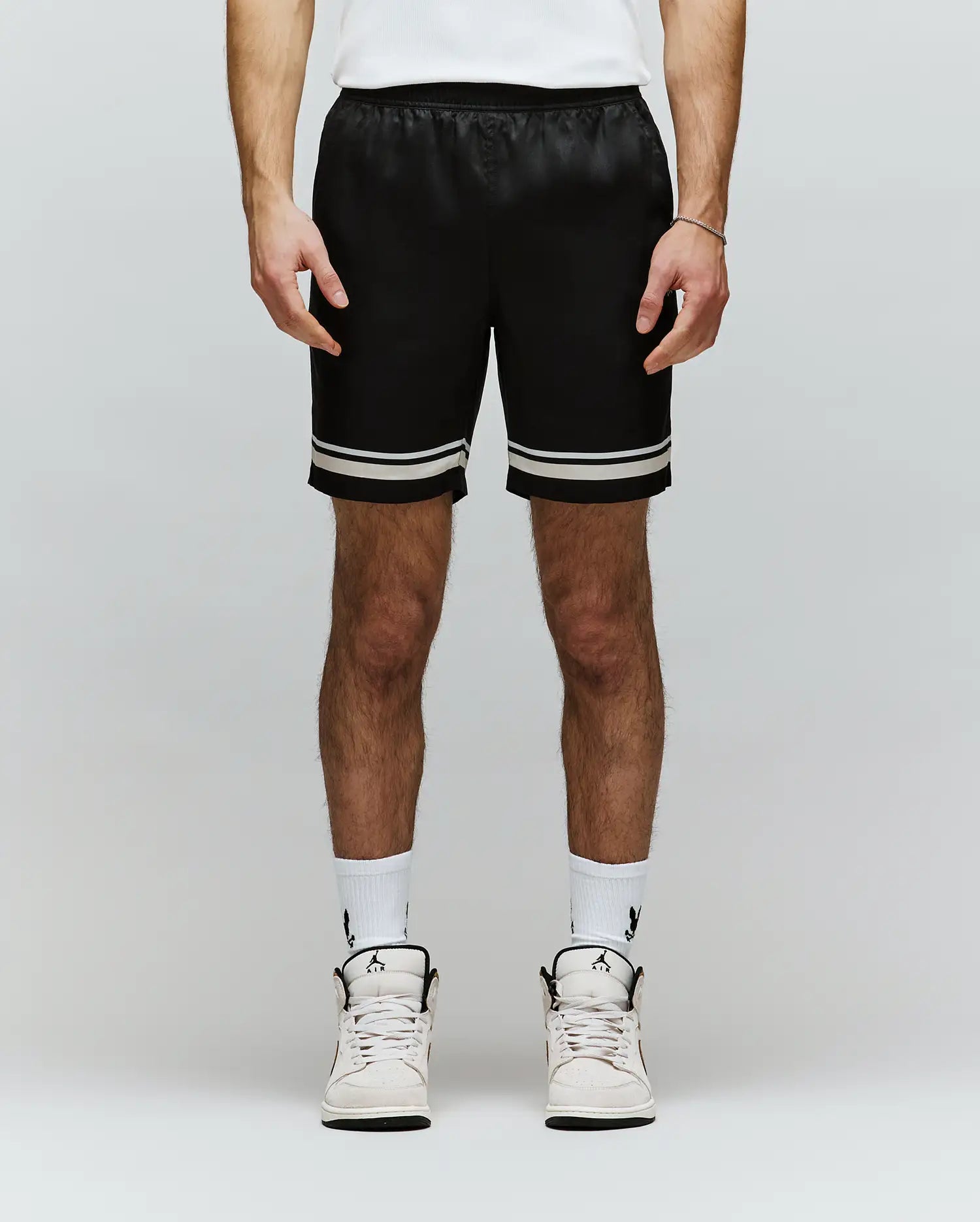 Mens Black Aden Tencel Short | Psycho Bunny